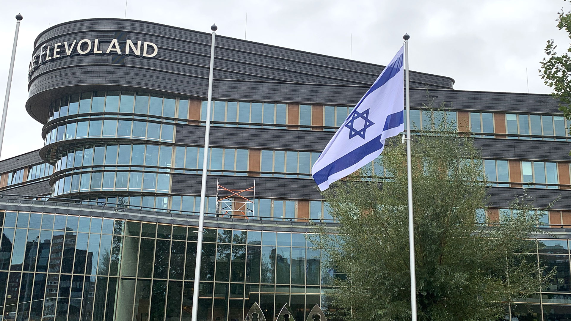 Steunbetuiging slachtoffers terreurdaden in Israël - Provincie Flevoland